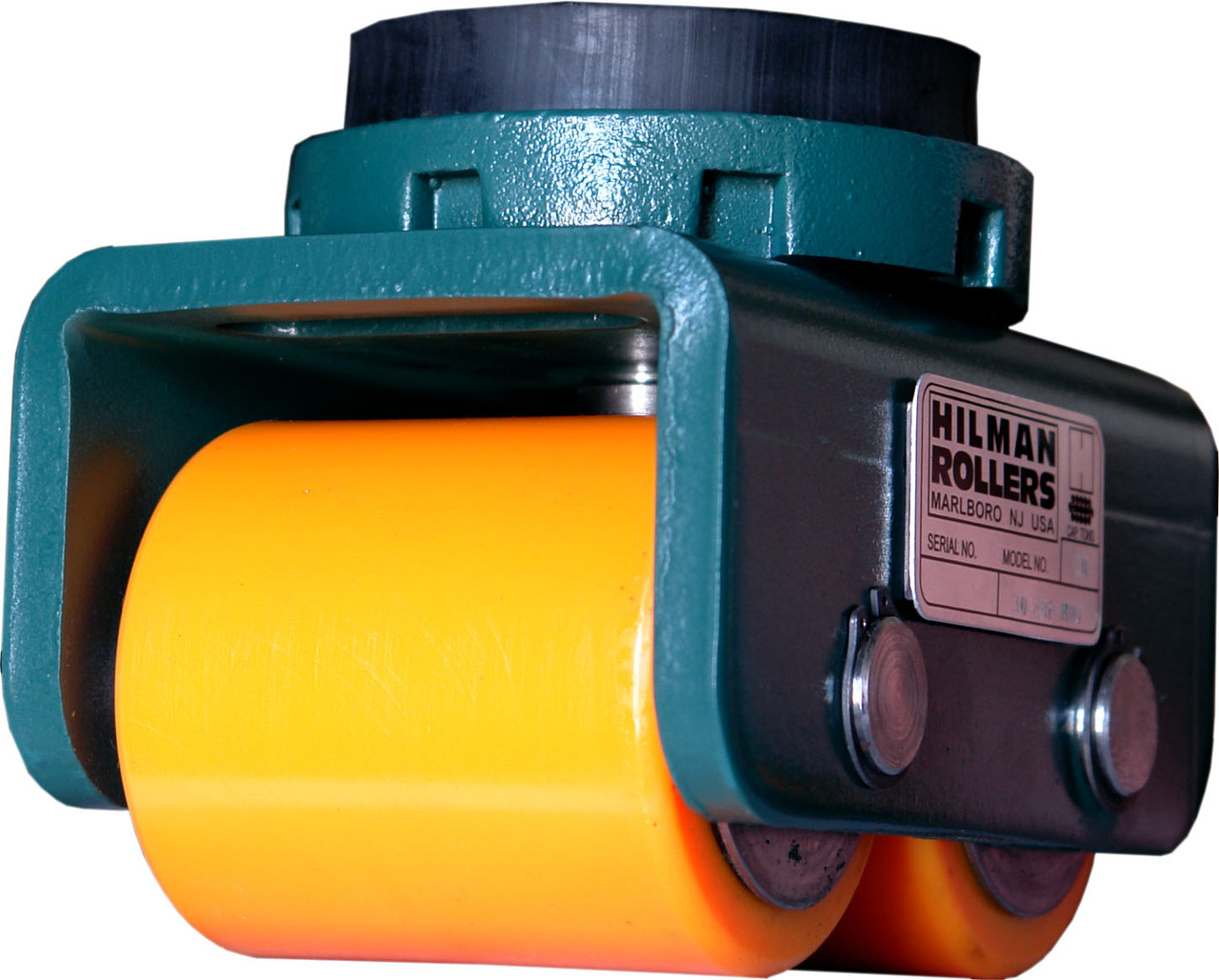 Hilman Rollers, KBSP-4P, Swivel Padded Top, Polyurethane Wheel Dolly Kit, 4 Ton Cap. Industrial ...